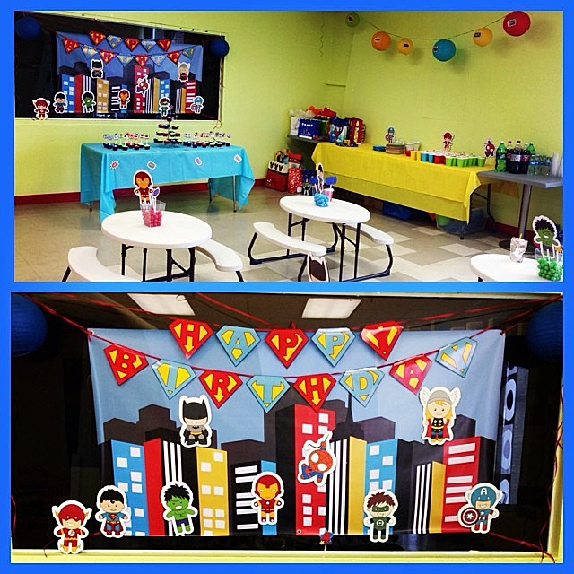 Decoración superheroes - Imagui