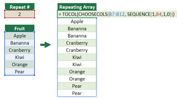 How To Create A Dynamic Array Of Repeating Cells Encyclopedia Excel