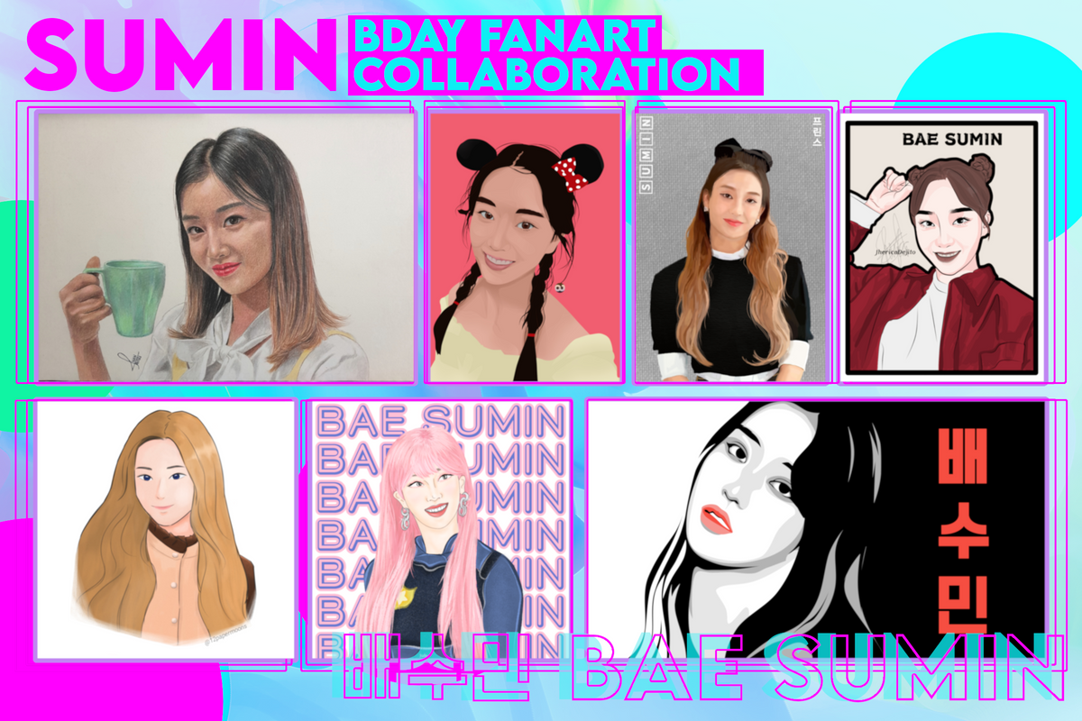 Bae Sumin Fanart Collaboration