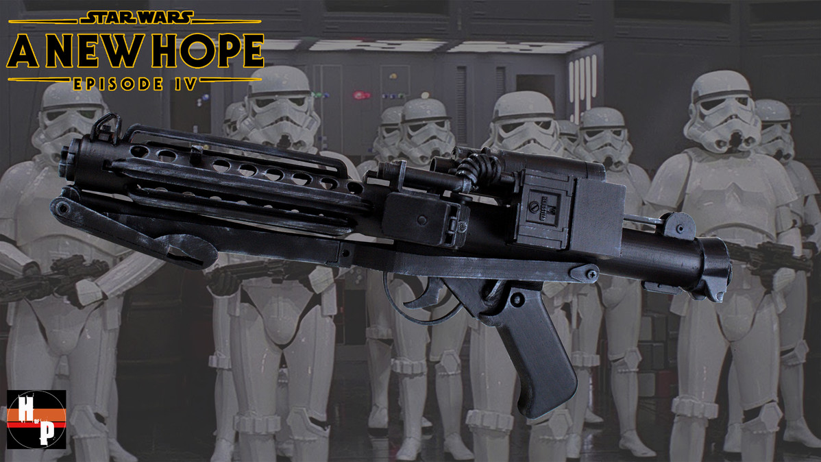 Star Wars Stormtrooper E-11 Blaster 3D Print & Build