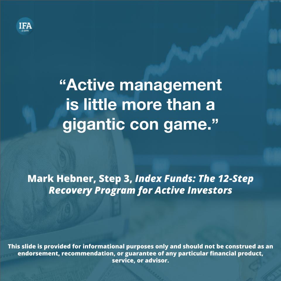 Why beating the market is just a game of chance
