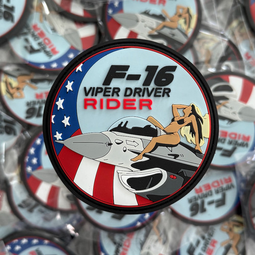 Viper Driver Rider Patch | Plane Old Art