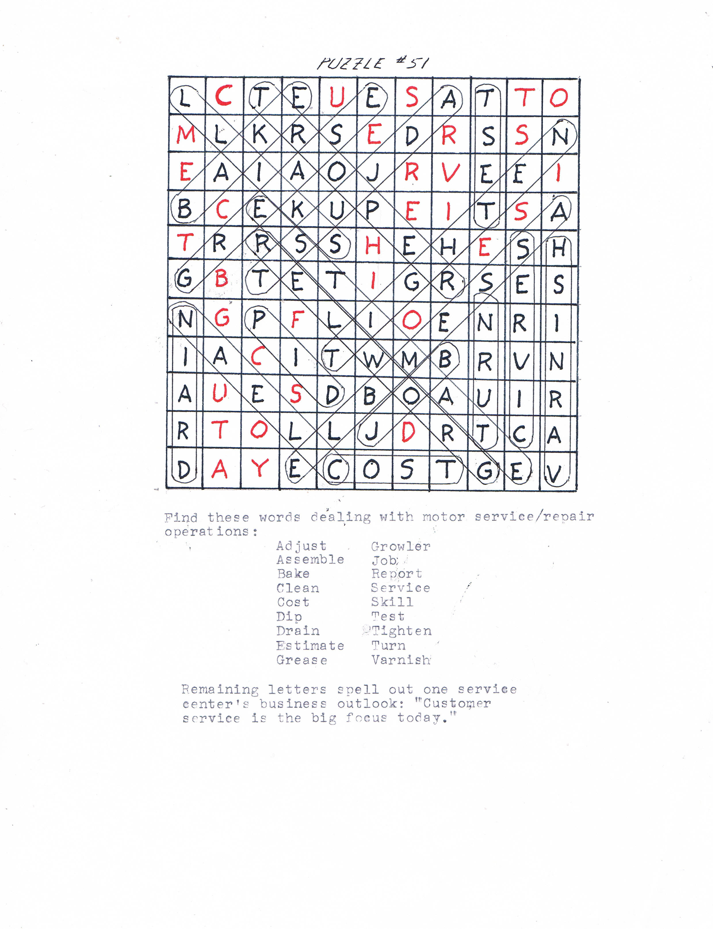 Word Search Solution October 2021 | Barks Publications