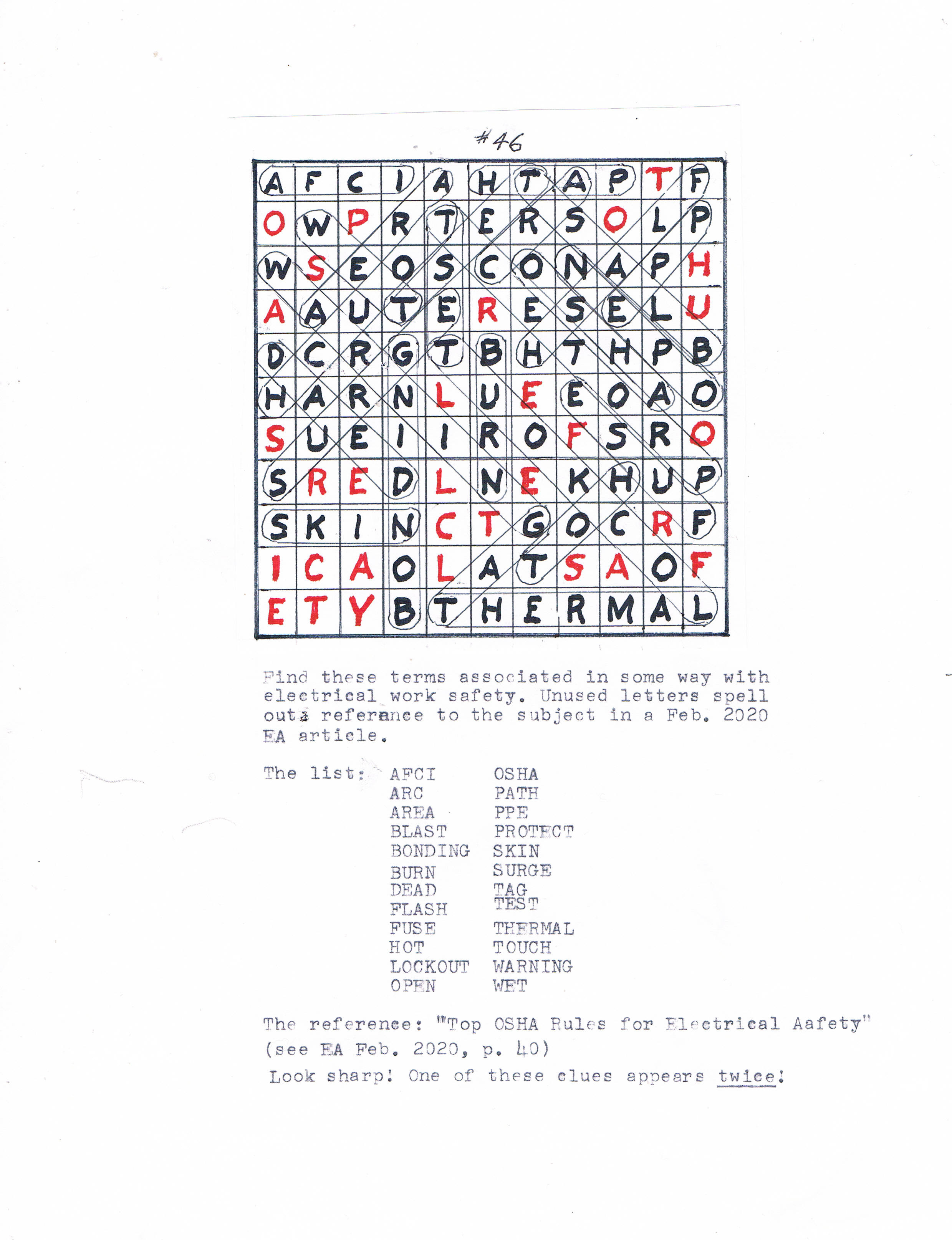 Word Search Solution February 2021 | Barks Publications