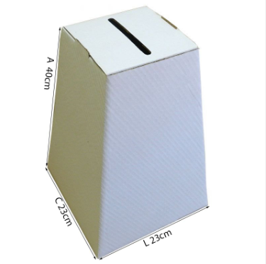 Urna de Papelão 23 x 23 x 40 cm - DELLA | Della