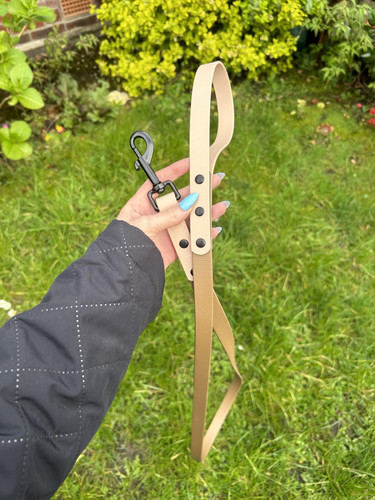 Two Tone Biothane Lead in Tan and Brown | Dogs of Jupiter