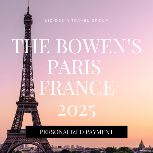 The Bowen's Paris, France 2025 Personalized Payment | LDTG