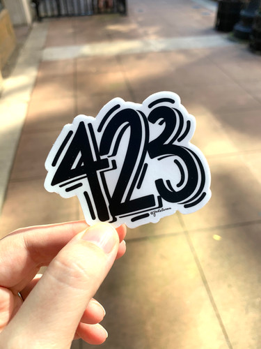 Area Code 423 | Sticker | jacksavenue