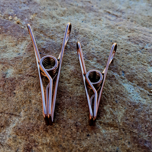 Coloured DUAL Pack 316 Stainless Steel Pegs 40 Regular & 10 Extra Large ...