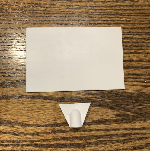 Plain White Sign | GnK Collectibles