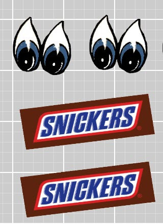 Snickers Ghost Stickers | GnK Collectibles