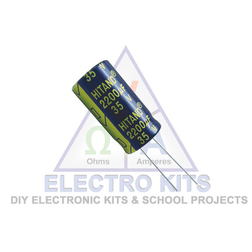 2200uF 35V - Electrolytic Capacitor | Electro Kits