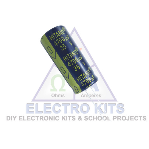 4700uF 35V - Electrolytic Capacitor | Electro Kits