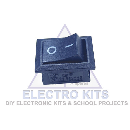 Rocker Switch - Panel Mount 250V/3A | Electro Kits
