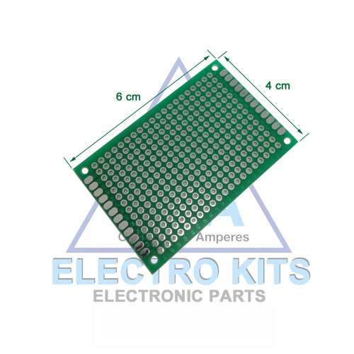 Single Sided Dot PCB 60mmx40mm | Electro Kits