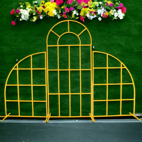 Wedding Backdrop Grid Arch Flower Stand | Décor Maniacs