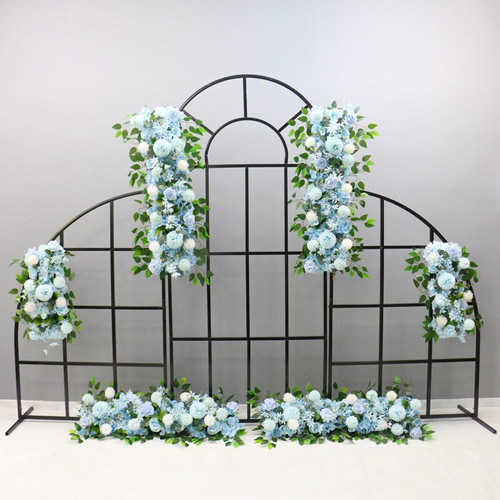 Wedding Backdrop Shelf Grid Arch Door Screen Flower Stand Props Party ...