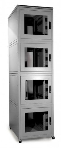 42u 800 x 1000 4 Compartment Co-Location Cabinet | Prism Enclosures