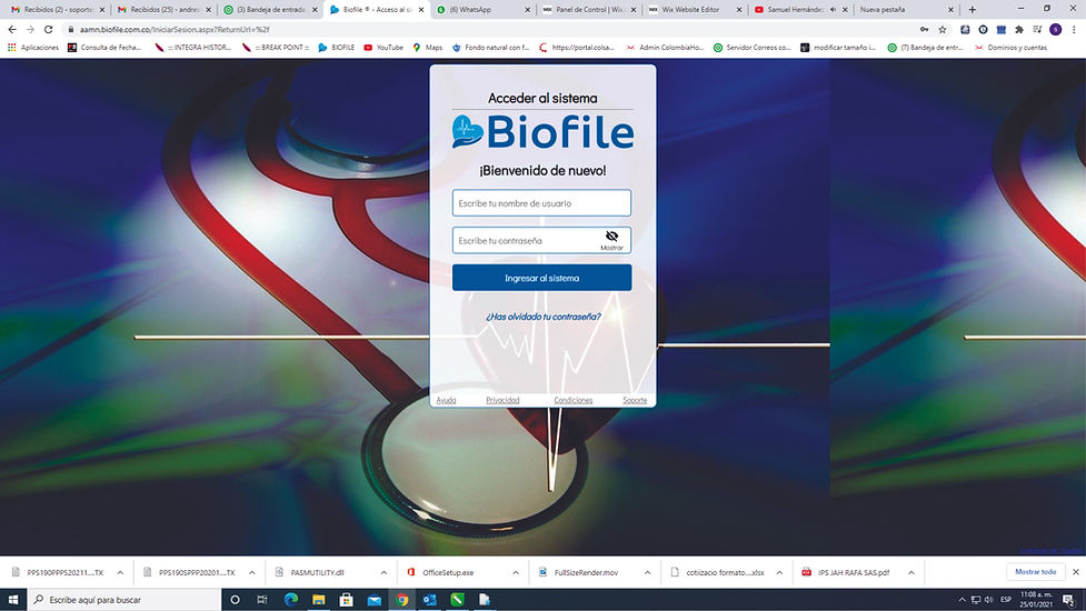GUIA DE MANEJO BIOFILE | IPS JAH RAFA SAS