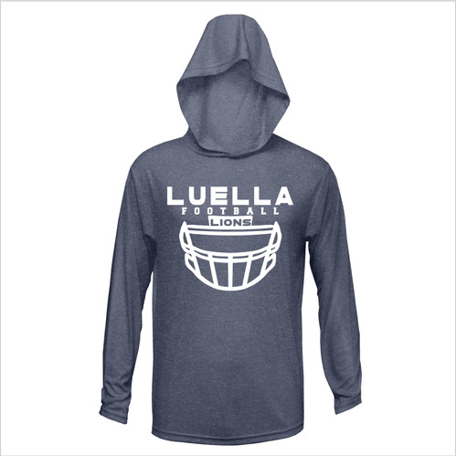 LMS Football Player Performance Hooded T - Unisex | xcellentgraphics