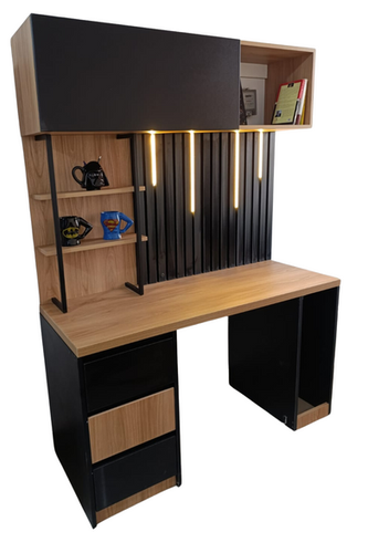 ¡EXCLUSIVO! Escritorio estilo GAMER CON LED | Wasy Home