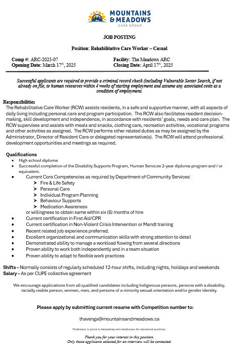 RCW - Casual | Mountains & Meadows