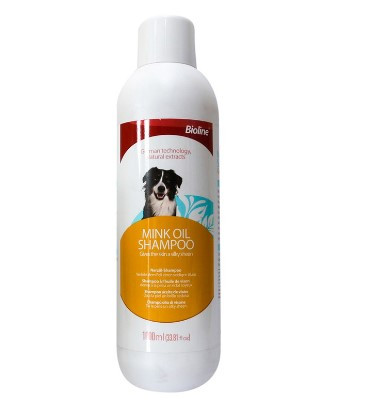 Shampoo Bioline Mink Oil 1Lt | Mundo Pets Love