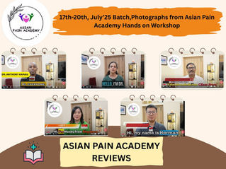 Enroll Now at Asian Pain Academy | Pain Medicine Fellowship | Learn ...