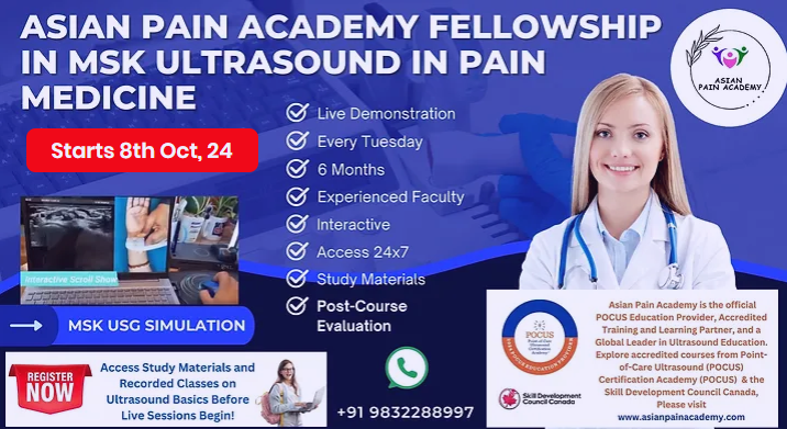 Fellowship in Musculoskeletal Ultrasound (MSK) and Pain Management ...