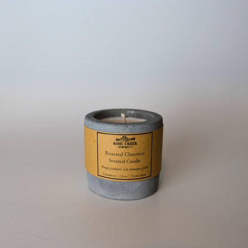 Roasted Chestnut Cement Candle | Kohu Creek