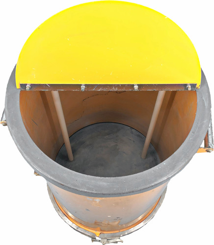 50lb Gema Painted, Powder Hopper, 100713 | First In Finishing