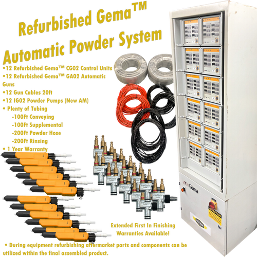Gema™ OptiMatic® Powder Coating System | First In Finishing
