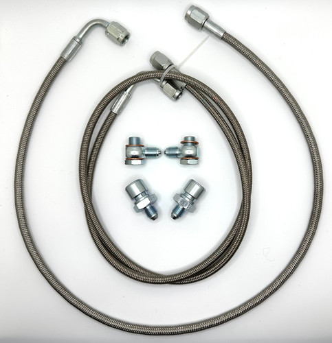 Extended Stainless Braided Brake Lines (Hardline to Caliper)(04-07 CTS ...