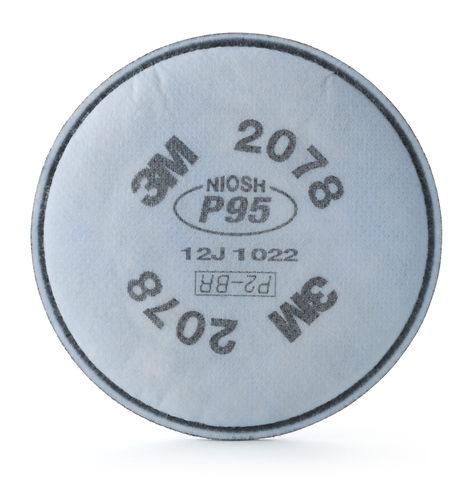 3M™ Particulate Filter, P95, with Nuisance Level Organic Vapor/Acid Gas ...