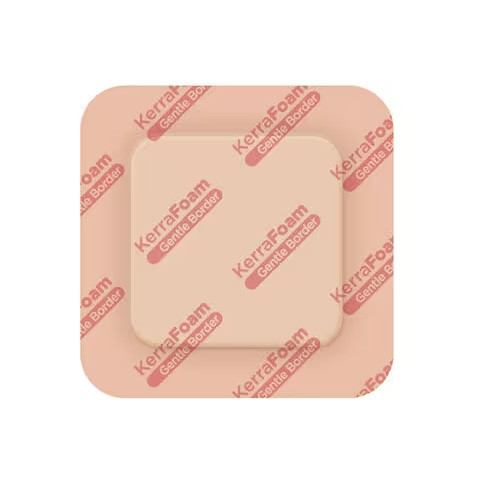 KERRAFOAM™ Gentle Border Foam Dressing, CWL1011, 10 cm x 10 cm, 10 ea ...