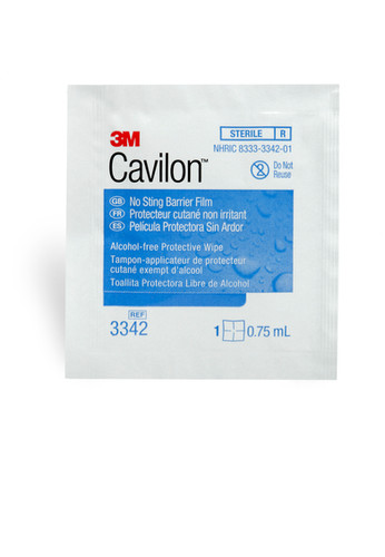 3M™ Cavilon™ No Sting Barrier Film 3342, 0.75 ml wipe | website