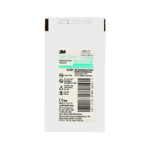 3M™ Steri-Strip™ Reinforced Adhesive Skin Closures, R1542, 1/4 in x 1-1 ...
