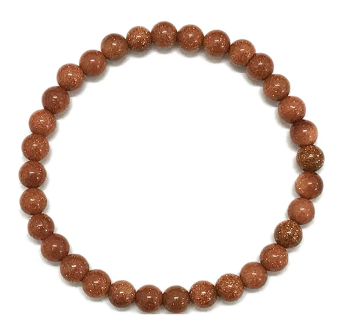 Gold Sandstone Bracelet | Sunflowers N Sage