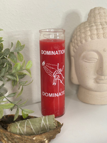 Domination 7 Day Candle (Red) | Sunflowers N Sage
