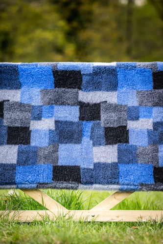 Avonmeadow Vet Bed Blue Squares | Avonmeadow Supplies