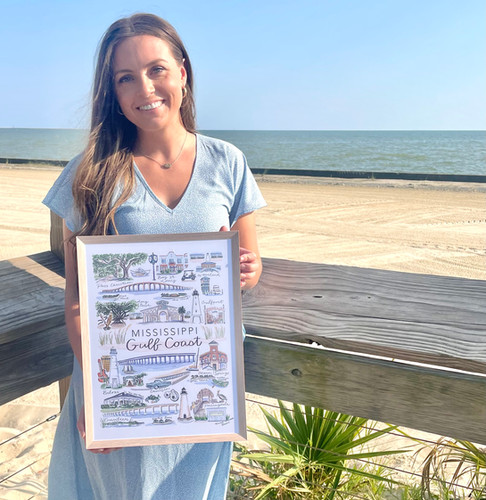 MS Gulf Coast Print | Karah Michele