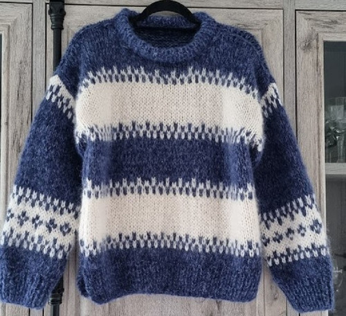 MARVEL trui met jacquarddesign | handknitria