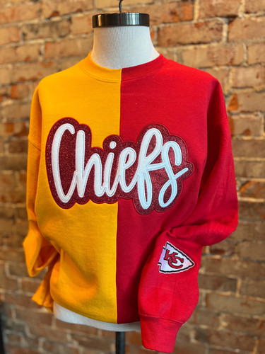 Chiefs Split Crewneck | witandwisdomstore
