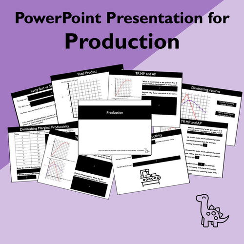 Production Slides | Econosaurus