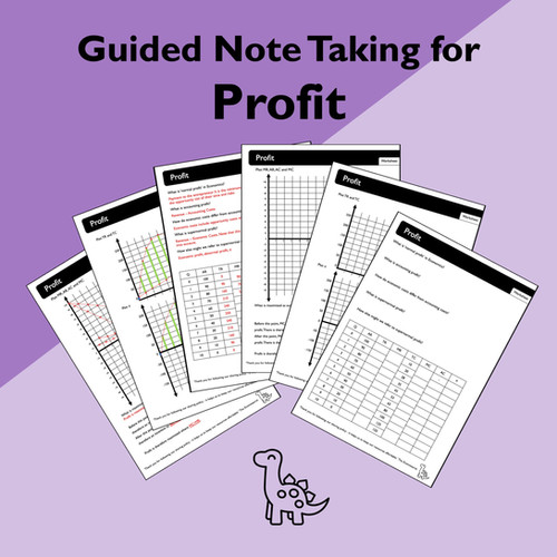 Profit Guided Note Taking | Econosaurus