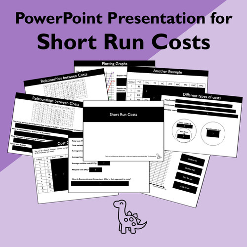 Short Run Costs Slides | Econosaurus