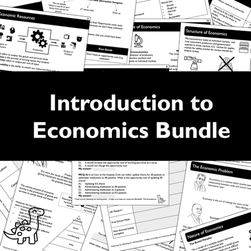 Introduction to Economics Complete Bundle | Econosaurus
