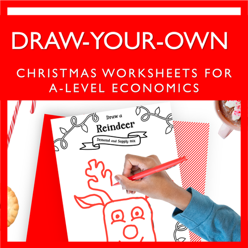 Economics Christmas Activities (Draw-your-own) | Econosaurus