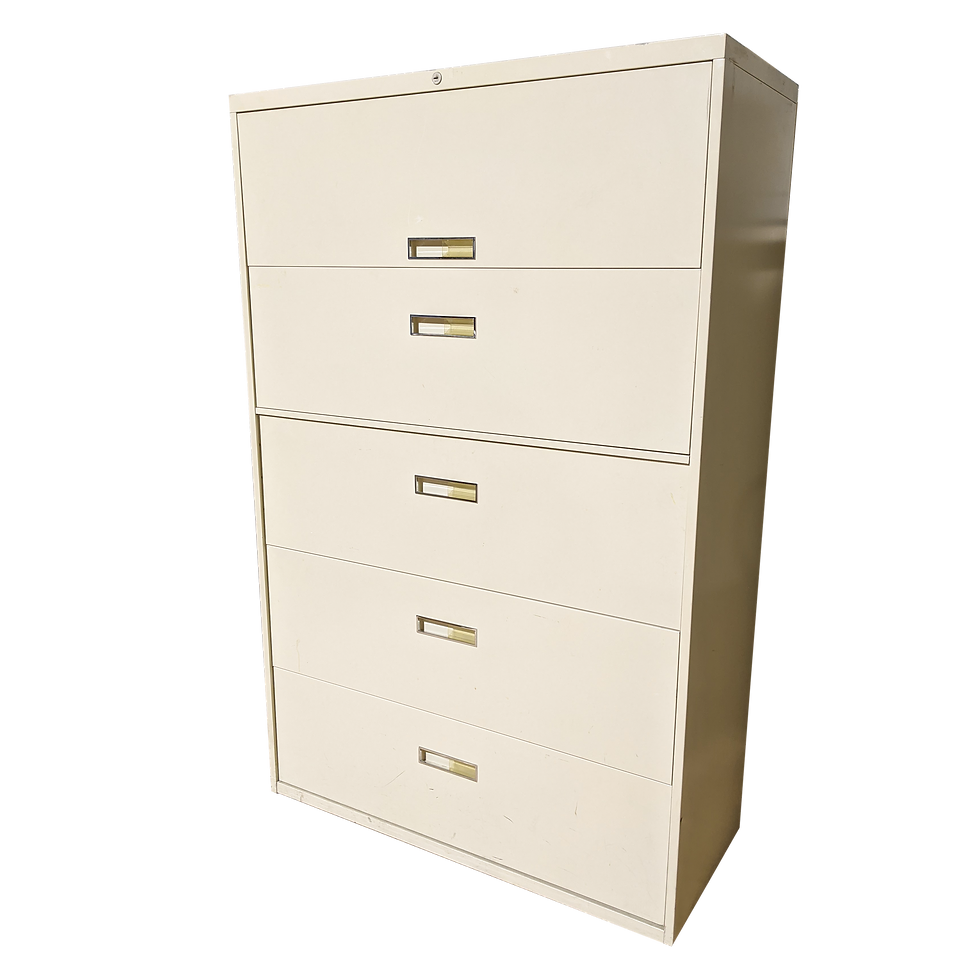 42" Cream 5-High Lateral File | ROE
