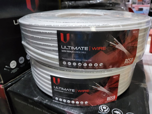 Kabel CCTV RG59 Ultimate (100m) putih | Berkatcompambon